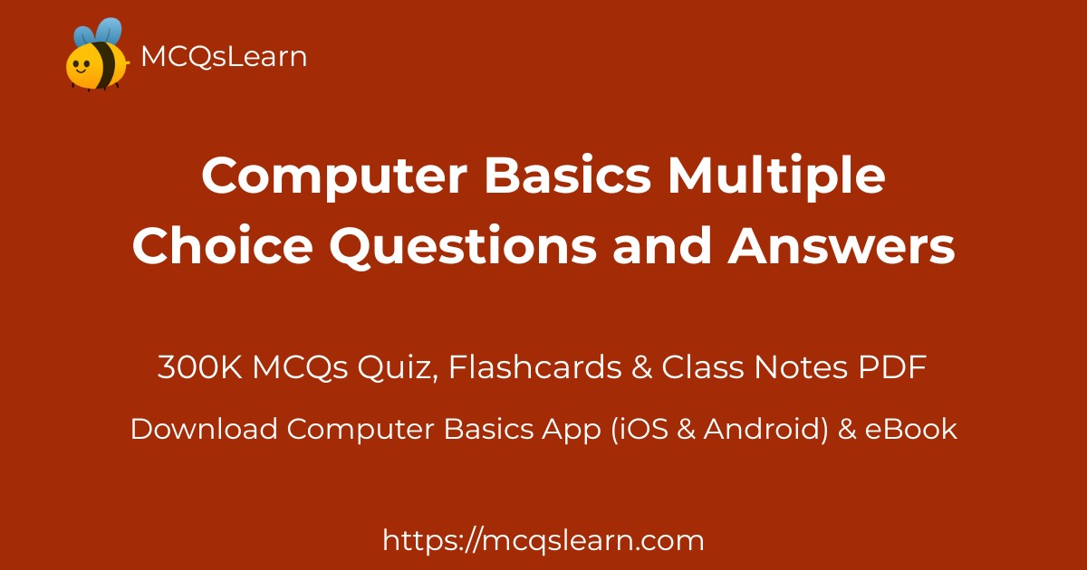 Basics of Information Technology MCQs [PDF] Questions Answers | Basics ...
