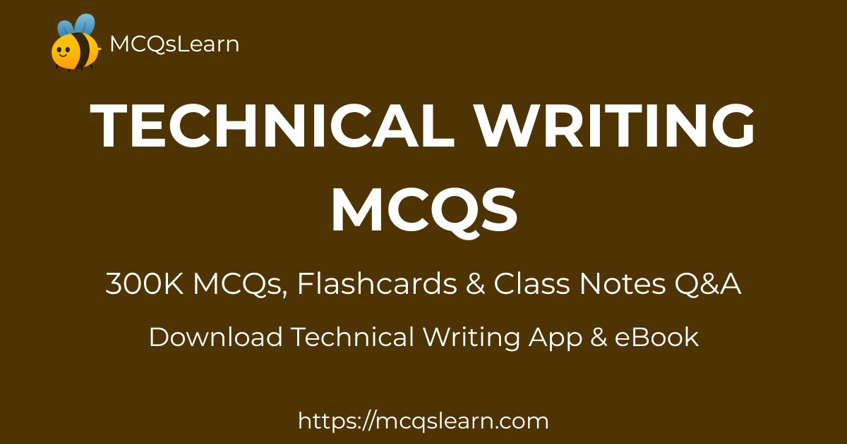 Technical Writing Quiz [PDF] Questions and Answers - Technical Writing ...